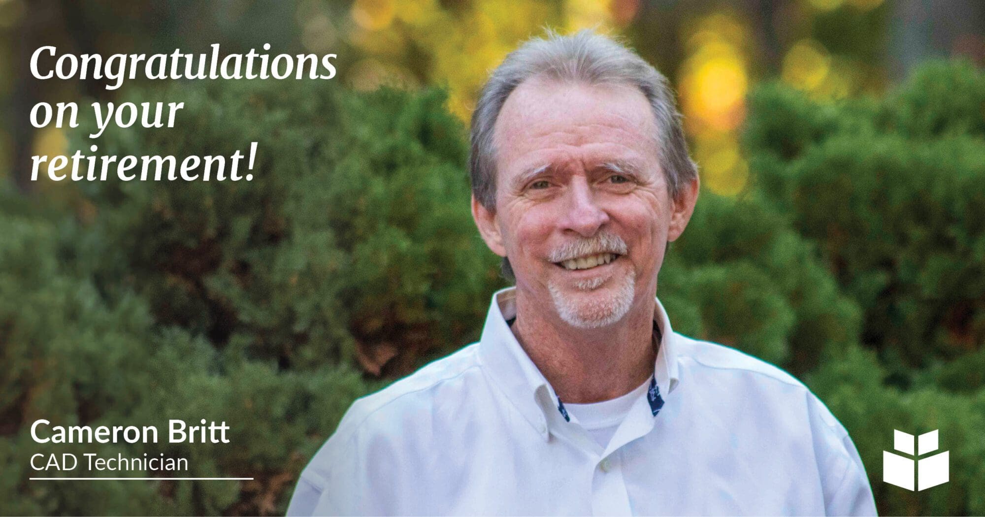 Veteran CAD designer Cameron Britt retires - WithersRavenel